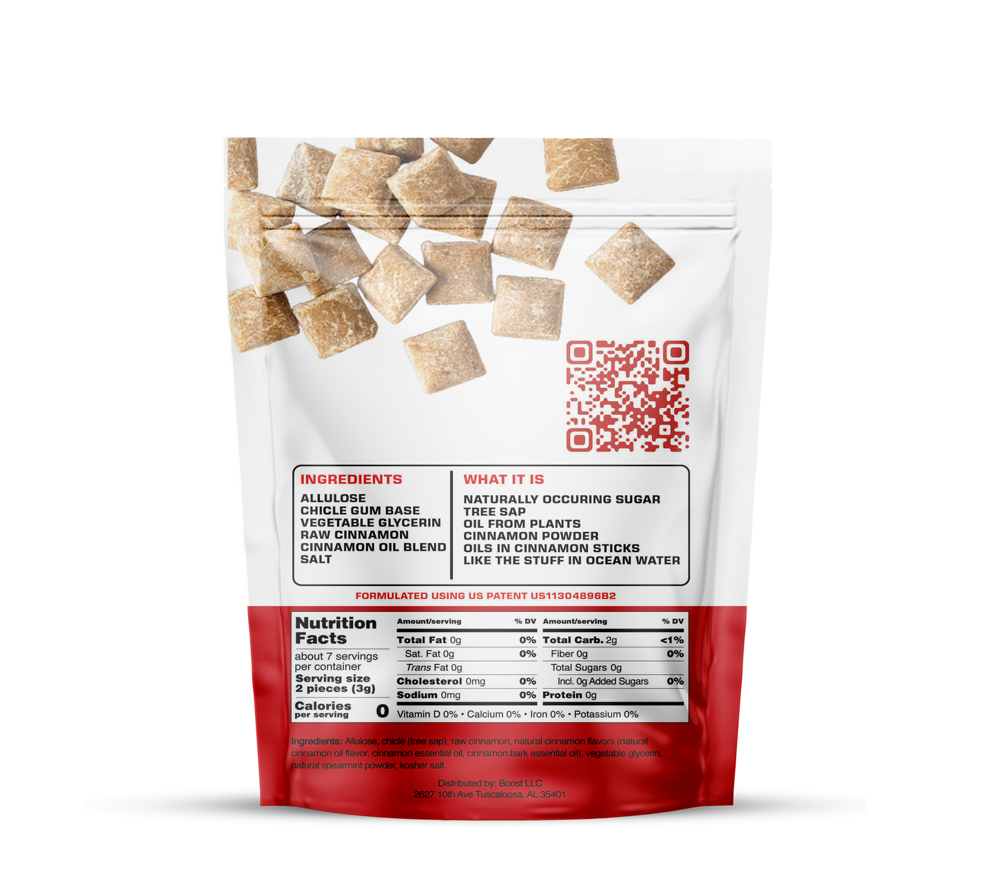 1 Pack Natural Cinnamon Gum (14 pieces) – Boost Store